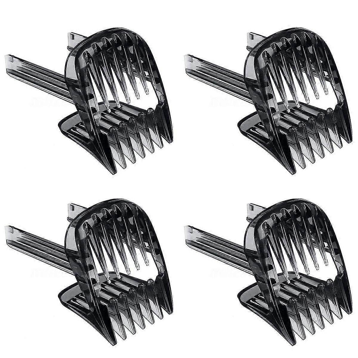 Set 4 piepteni pentru tuns parul, 1-7 mm, gri, accesorii pentru aparate ...