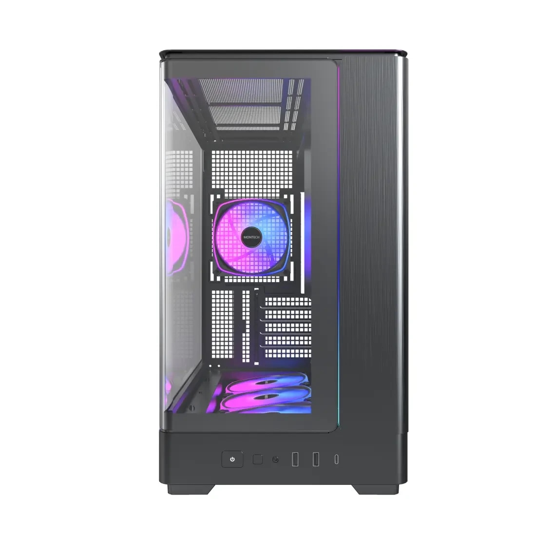 Carcasa Mini Tower Montech KING 15 PRO, 4 ventilatoare 120 mm A-RGB ...