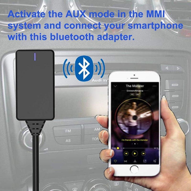 Cablu adaptor AMI MMI Bluetooth 5.0, Conectare USB, Plug and play ...