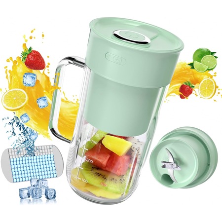 Mini Blender Electric Teno®, forma de cana, portabil, pentru fructe ...