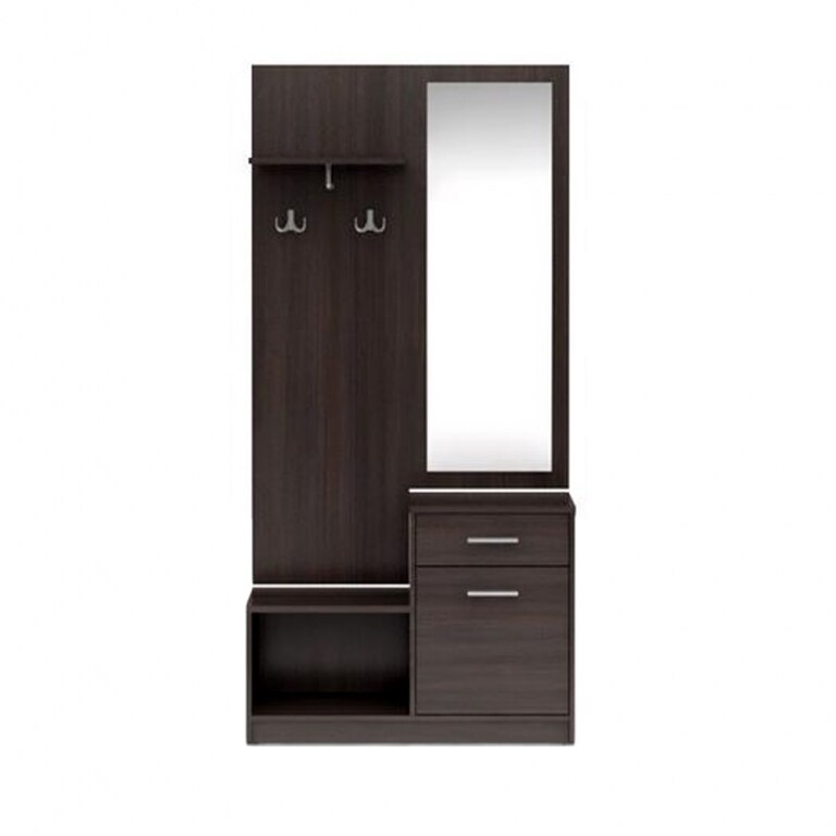 Cuier Cu Oglinda M120 Wenge, 90 x 181 x 30,5 cm - eMAG.ro