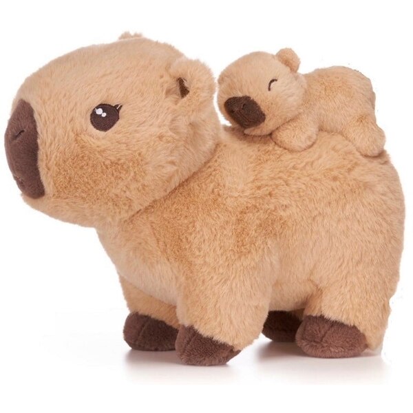 Capibara cu pui jucarie plus, 25 cm - eMAG.ro