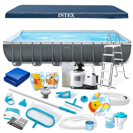 Piscina Intex, model 26364, 732x366x132cm, cadru metalic - eMAG.ro