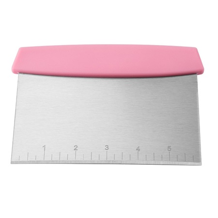 Racleta pentru pentru aluat, inox, design ergonomic, usor de utilizat ...
