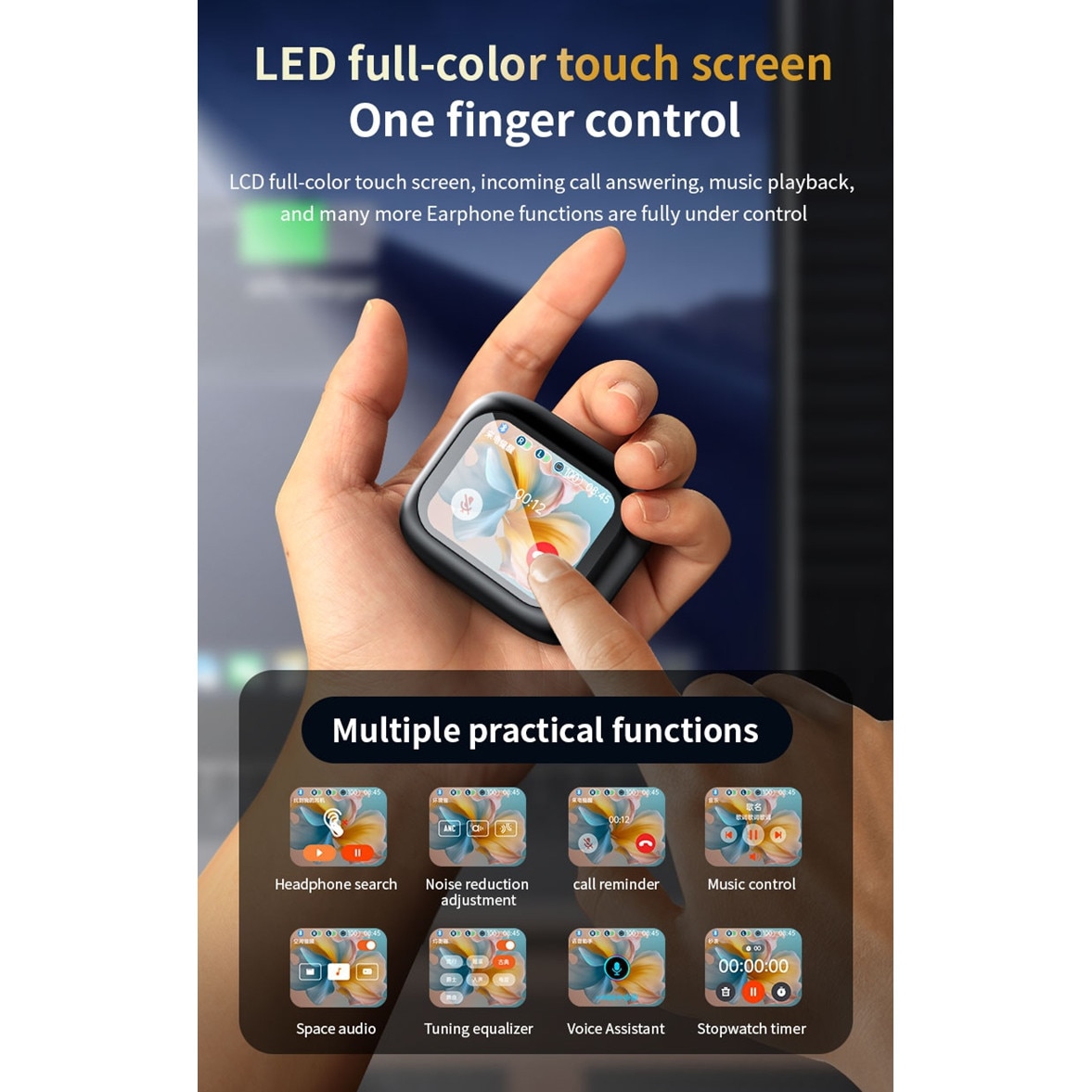 Casti Wireless matcso LX10, Bluetooth 5.4+EDR Conexiune Stabila, Redare ...