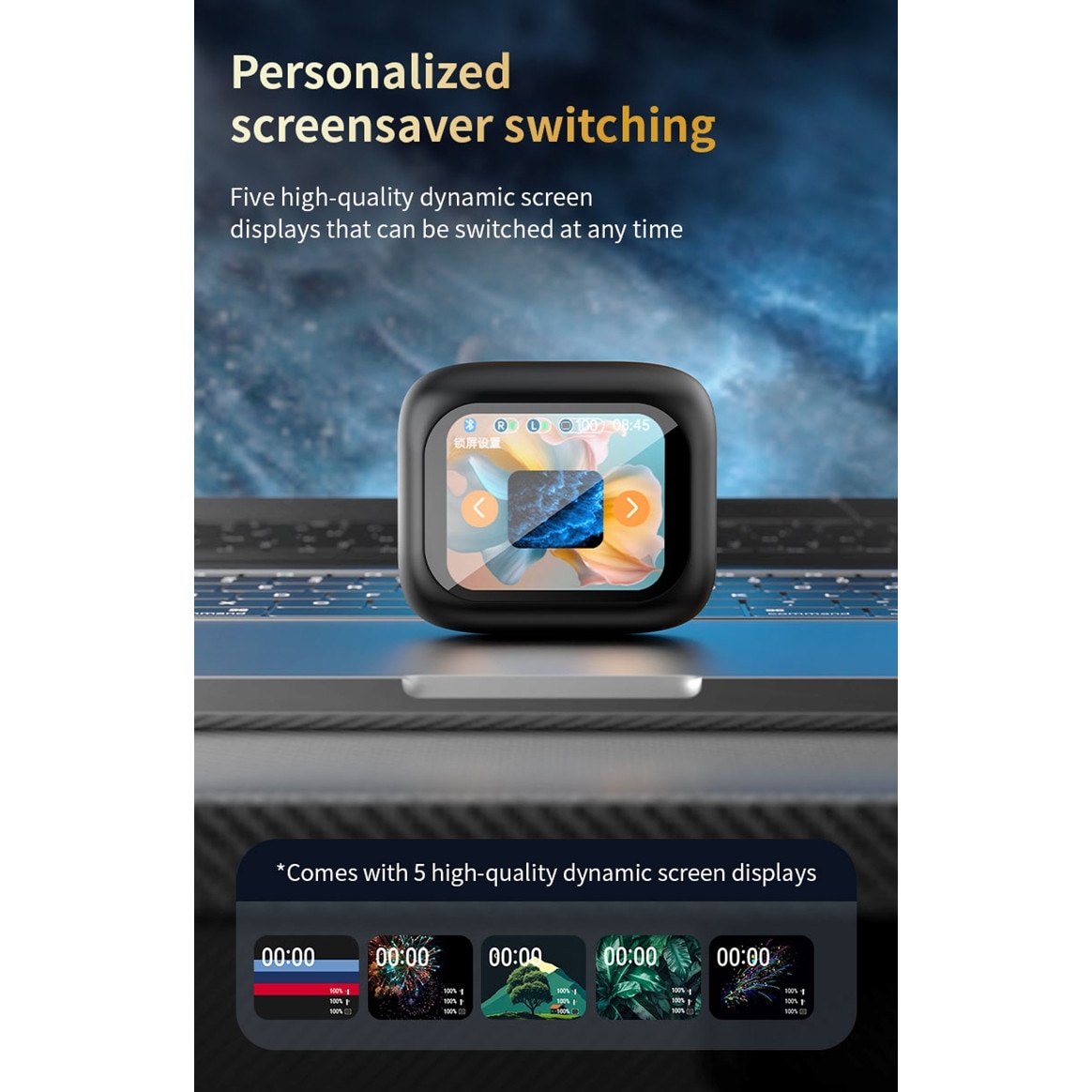 Casti Wireless matcso LX10, Bluetooth 5.4+EDR Conexiune Stabila, Redare ...