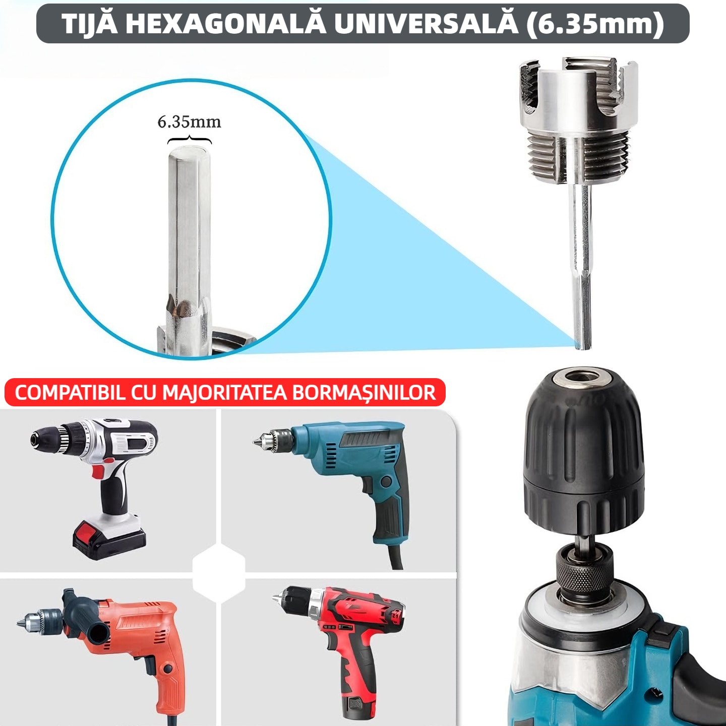 Set Filetare Tevi PPR/PVC Omelivon®, 3 Matrite (Include 1"-DN25, 3/4 ...