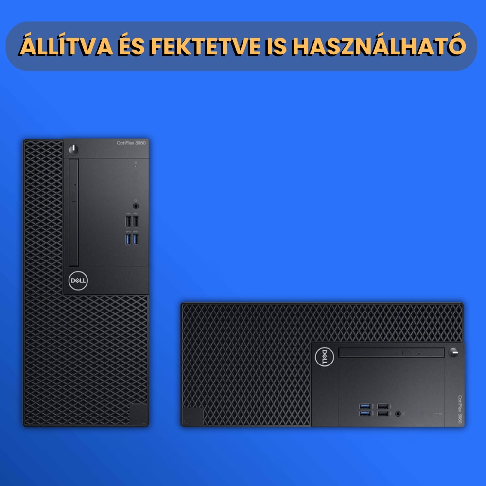 Dell OptiPlex számítógép i5-8500, 32GB memória, 1000GB SSD, Billentyűzet, Egér, Windows 11 Pro ...