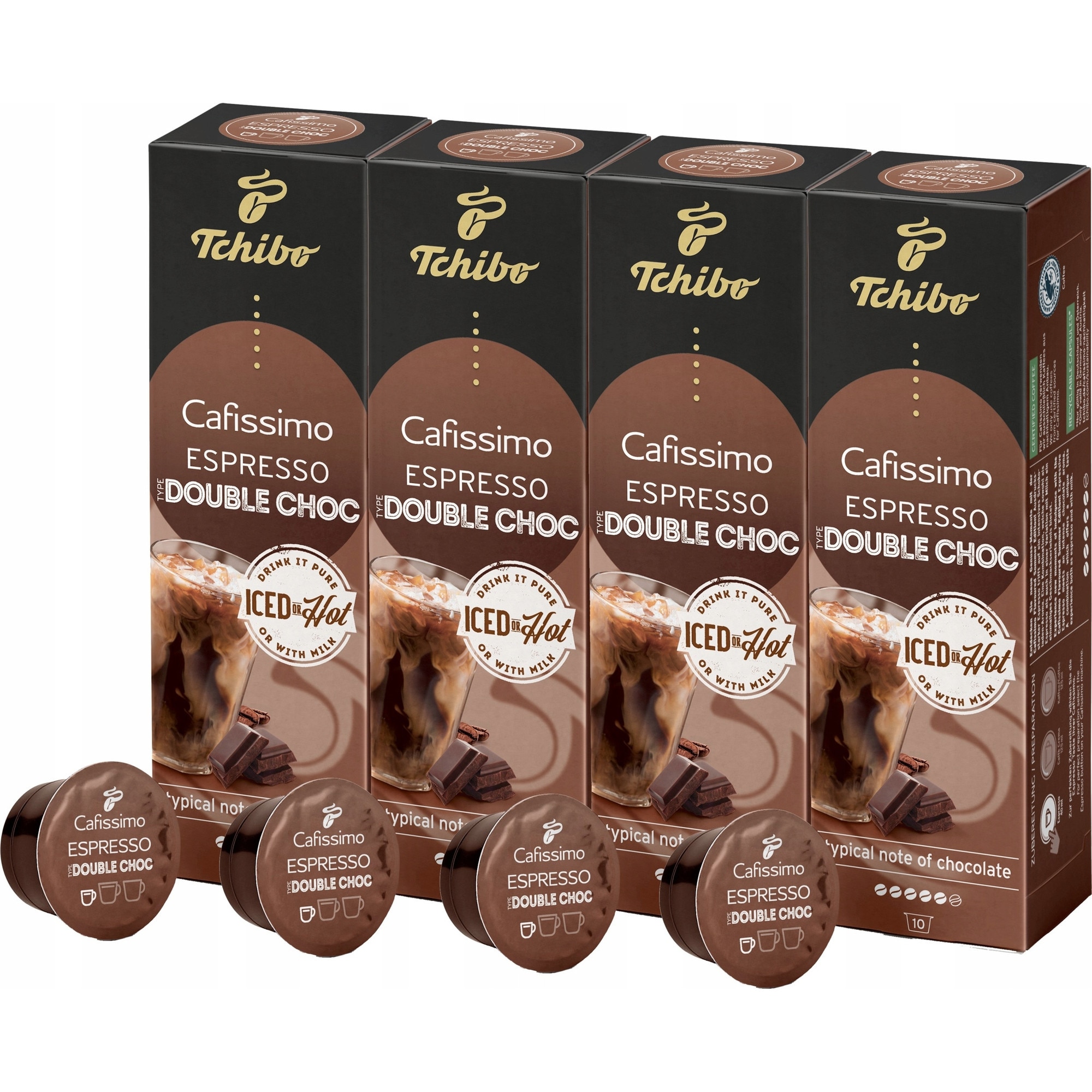Caféa Tchibo Cafissimo Espresso Double Choc, 80 capsule, intensitate 5 ...