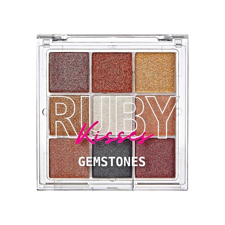 Paleta farduri ochi Ruby Kisses 9 culori GEMSTONES, 14.4 g - eMAG.ro
