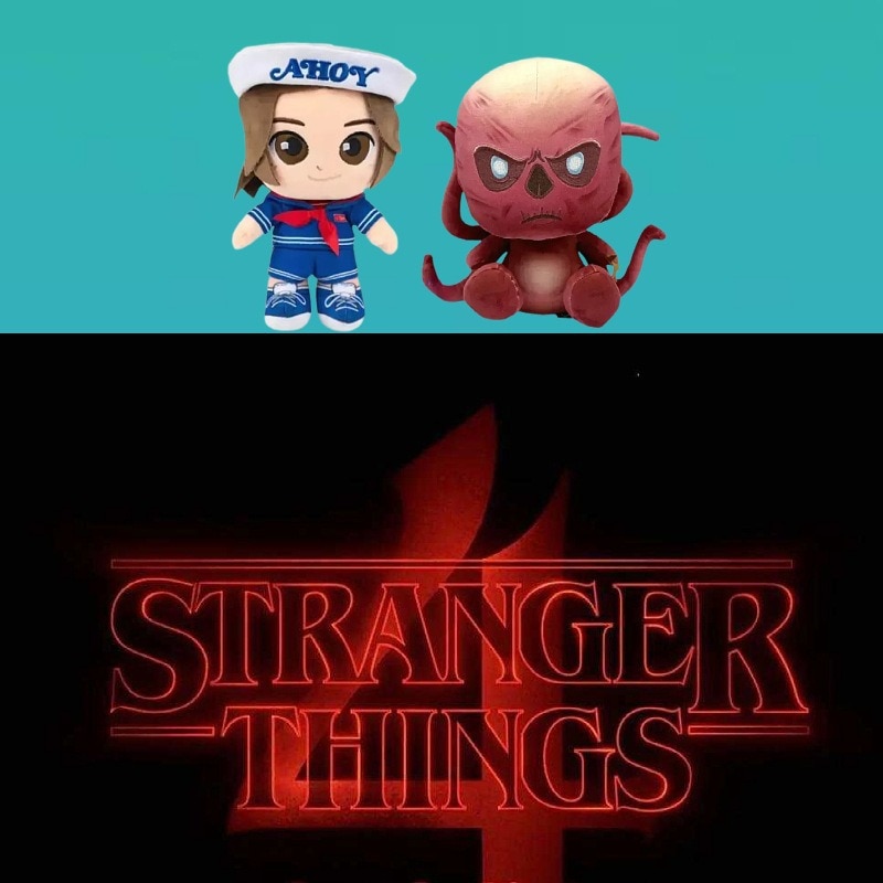 Set jucarii de plus Steve Harrington si Demogorgon, 20-25cm, multicolor ...