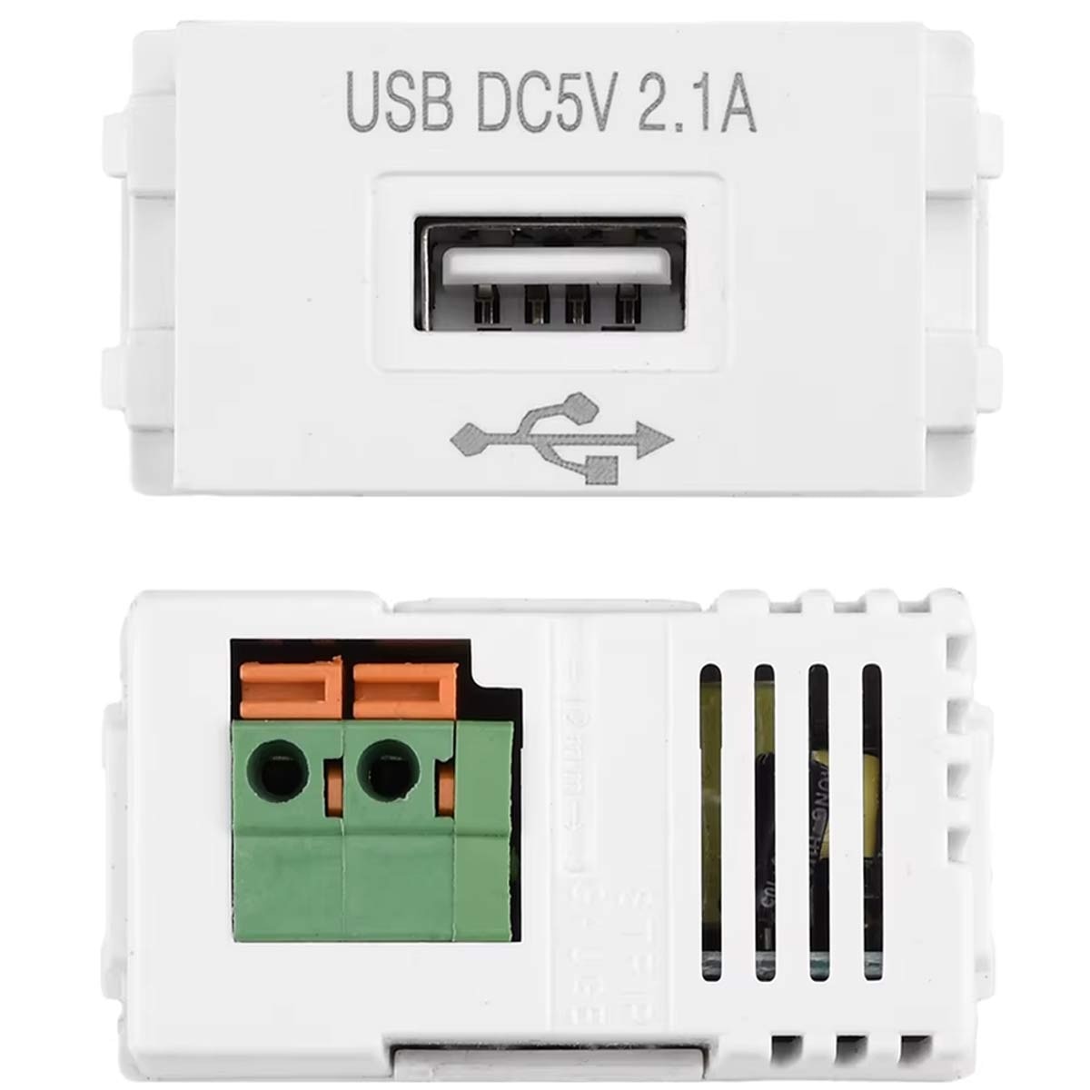 Incarcator de perete cu priza USB 230V AC-DC cu 1 port USB-A 5V 2, 1A ...
