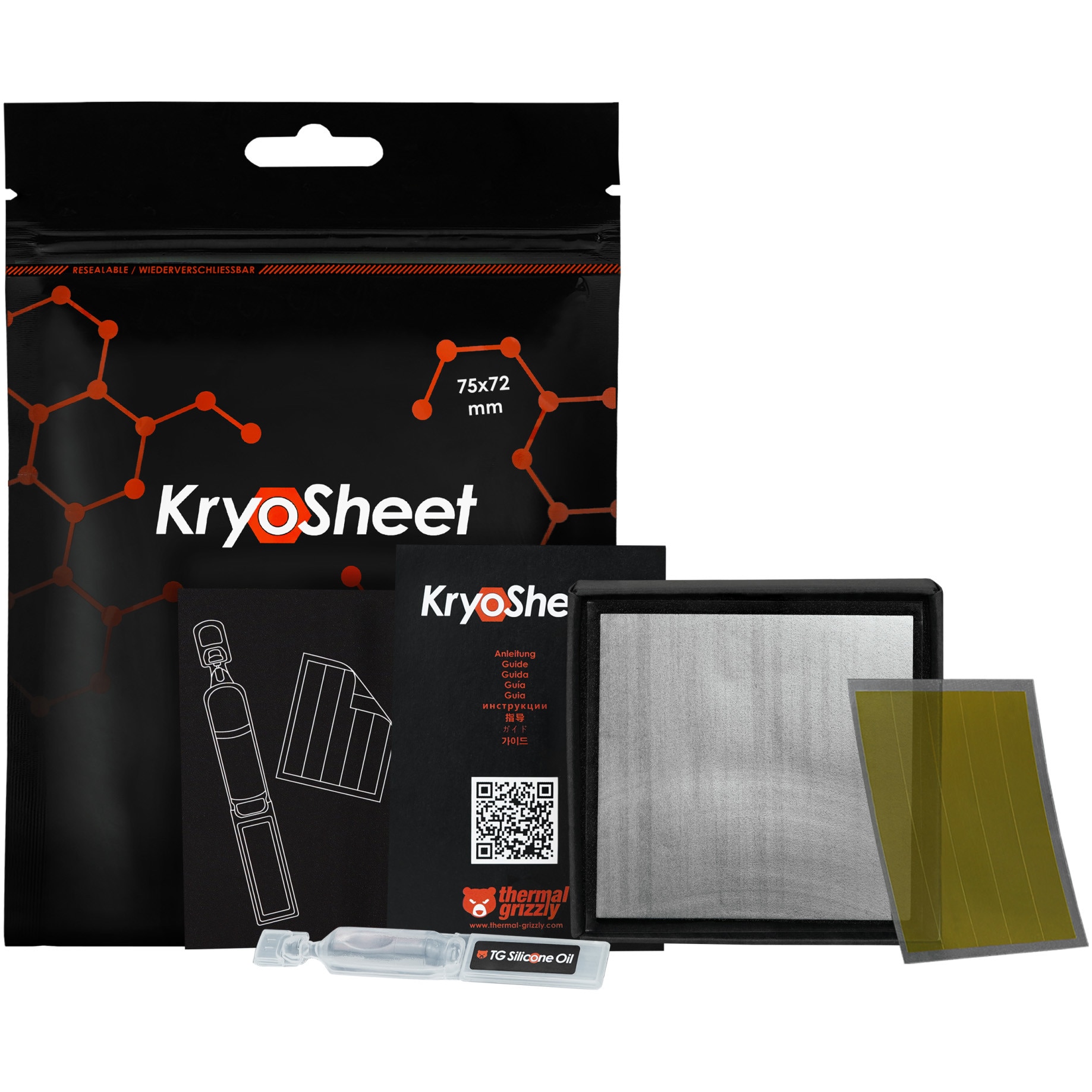 Pad Termic Thermal Grizzly TG Kryosheet 75 x 72 mm - eMAG.ro