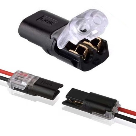 Conectori rapizi cu 2 pini pentru cabluri de 300 V 10 A, 2 bucati - eMAG.ro