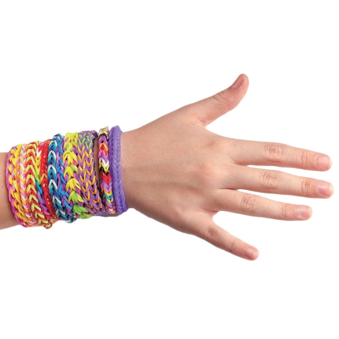 Set Elastice Colorate Rubber Band Loom Kit pentru Bratari - eMAG.ro