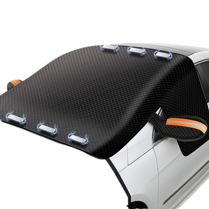 Husa auto pentru iarna, material Oxford gros, protectie parbriz ...