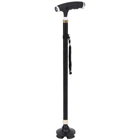 Baston Varstnici Telescopic din Aluminiu cu Lumina LED, Pliabil si ...