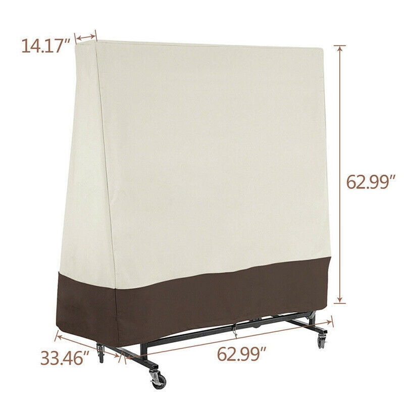 Husa de protectie pentru masa de ping-pong pliabila, impermeabila si ...