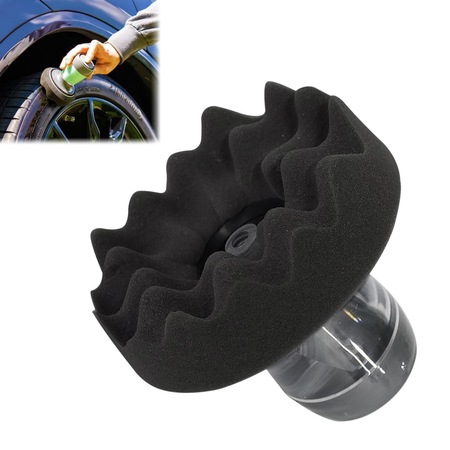 Pad-uri aplicatoare pentru ceara auto, negru, set de 2, din spuma ...