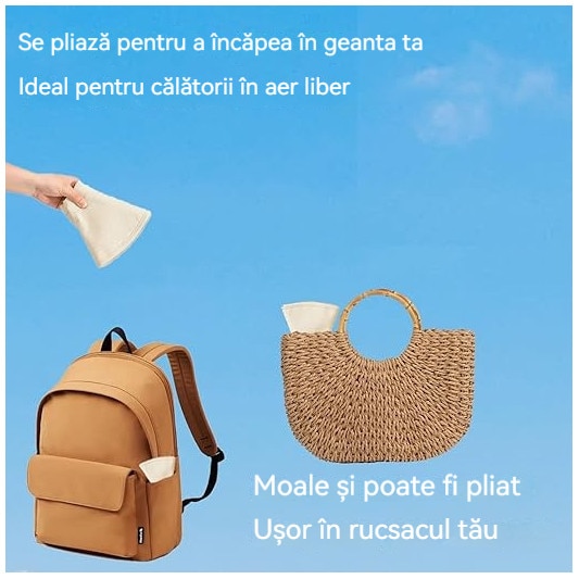 Palarie de soare, YSBER®, Protectie UV, Circumferinta capului 54–58 cm ...