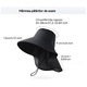 Palarie de soare, YSBER®, Protectie UV, Circumferinta capului 54–58 cm ...