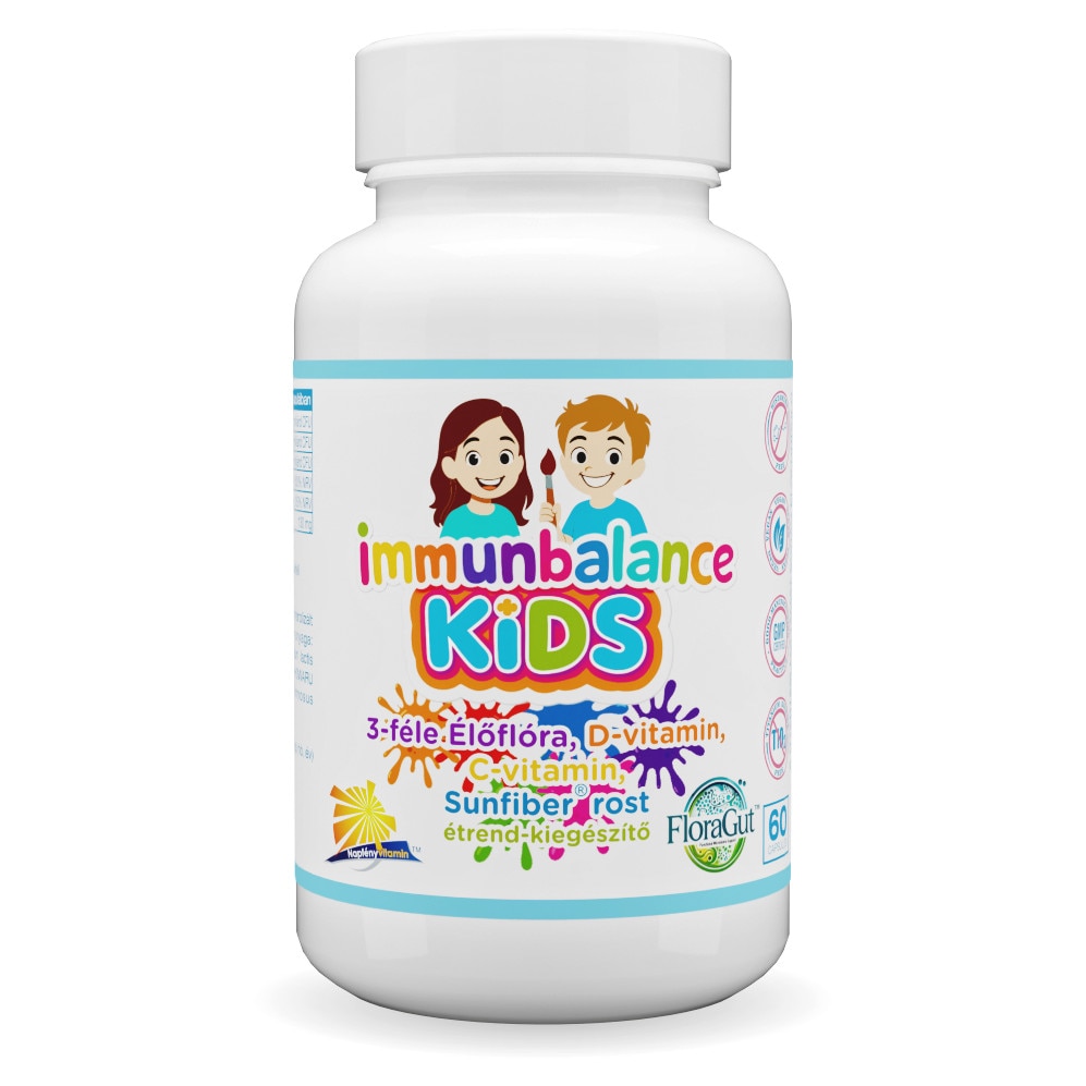 Supliment alimentar ImmunBalance KIDS, Napfényvitamin, probiotice ...