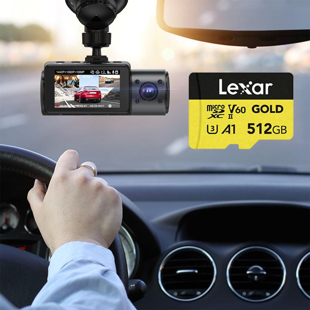 Card de memorie MicroSDXC Lexar 512GB, UHS-I, U3, A1, cu adaptor SD ...