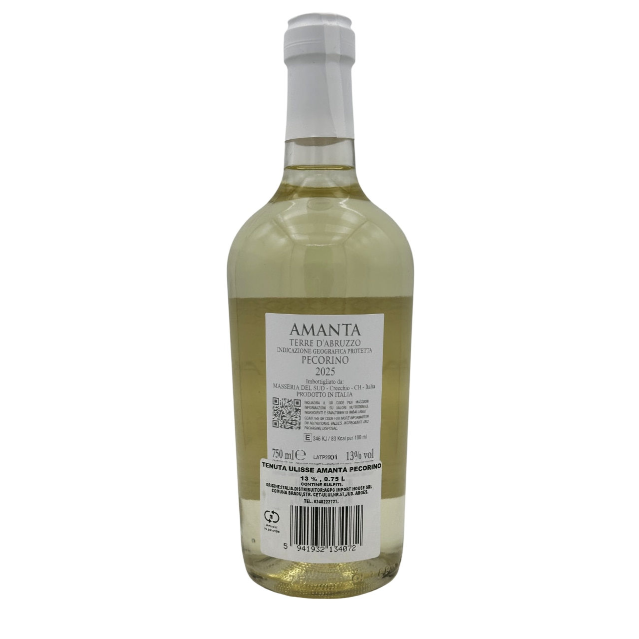 Vin Alb Amanta Pecorino D'Abruzzo, Sec, IGP, 0.75l - eMAG.ro