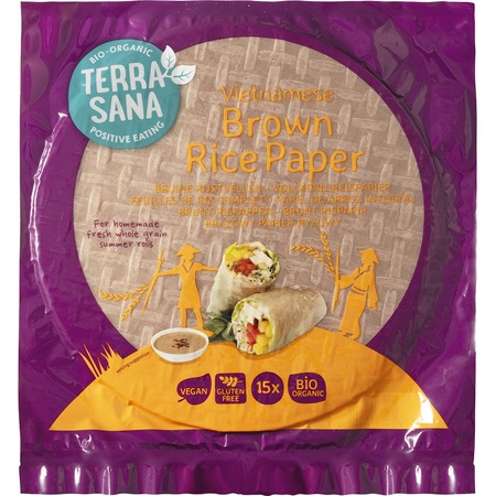 Foi integrale de orez, Vietnameze, fara gluten, 15 bucati bio, 150g ...