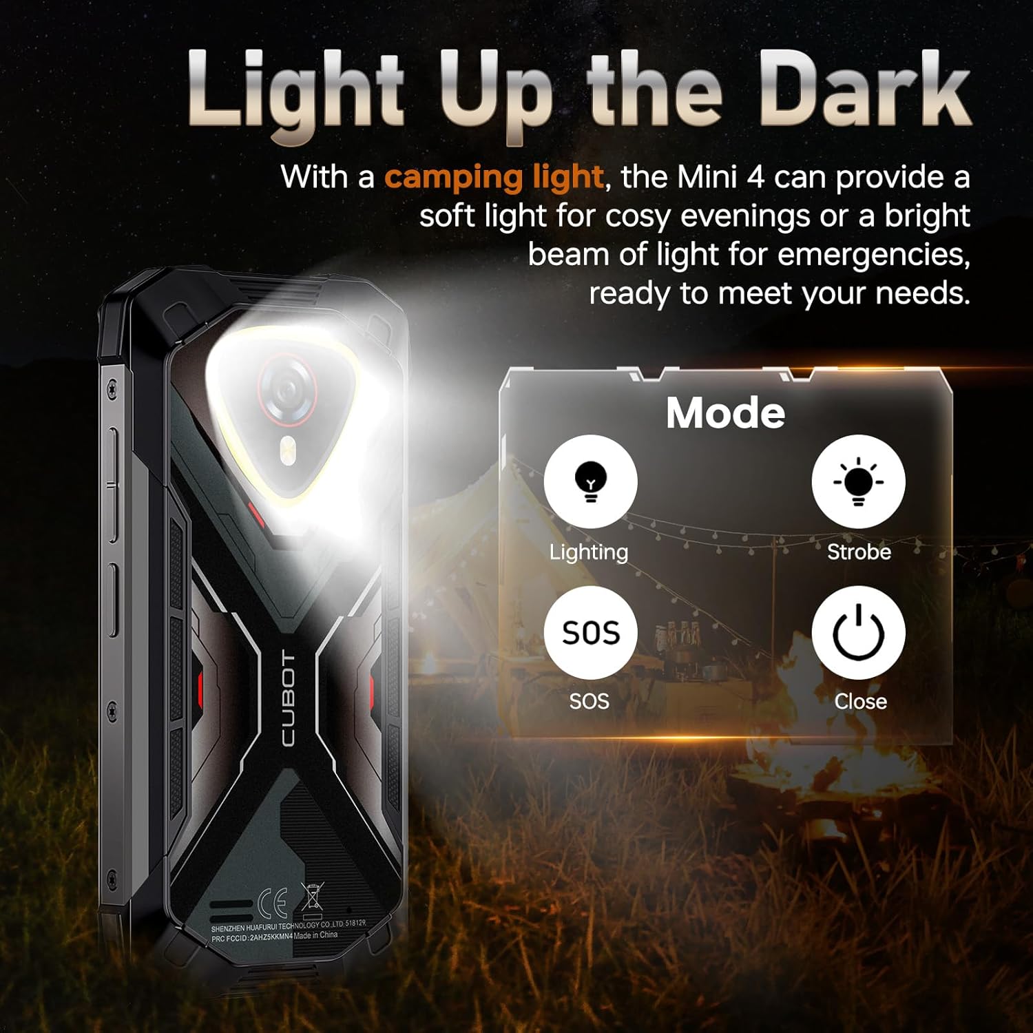 Telefon mobil CUBOT Kingkong MINI 4, Android 15 16GB RAM + 128GB ROM ...