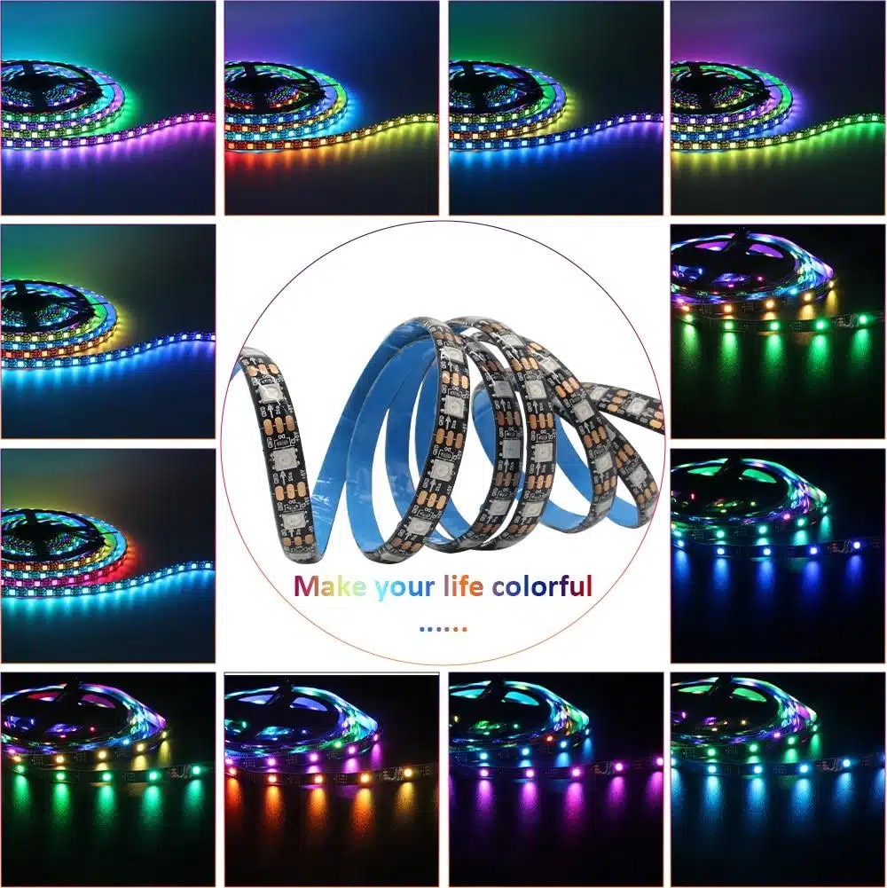 Kit Banda Led RGB 5050 cu USB - Lungime 5M, 155 LED-uri, Telecomanda ...