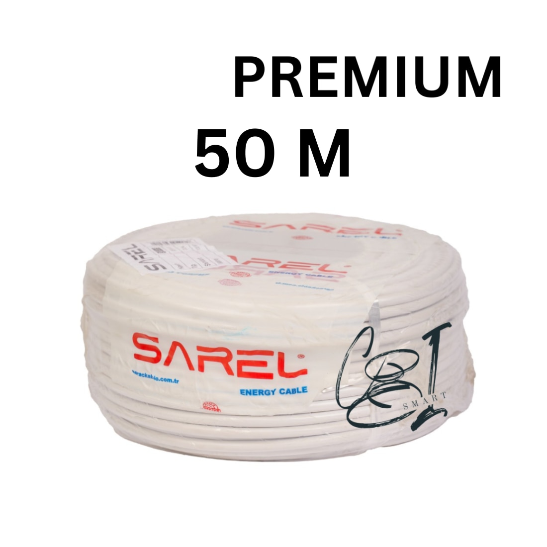 Cablu electric Premium 3x6 mm², 50 m, alb, MYYM / H05VV-F - eMAG.ro