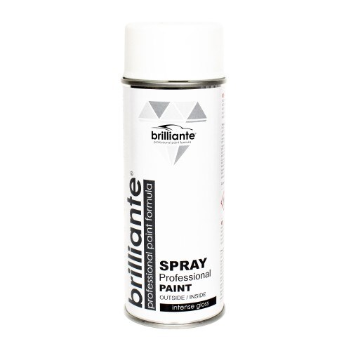 Vopsea Spray Alb Pur Mat (Ral 9010) 400Ml Brilliante - eMAG.ro