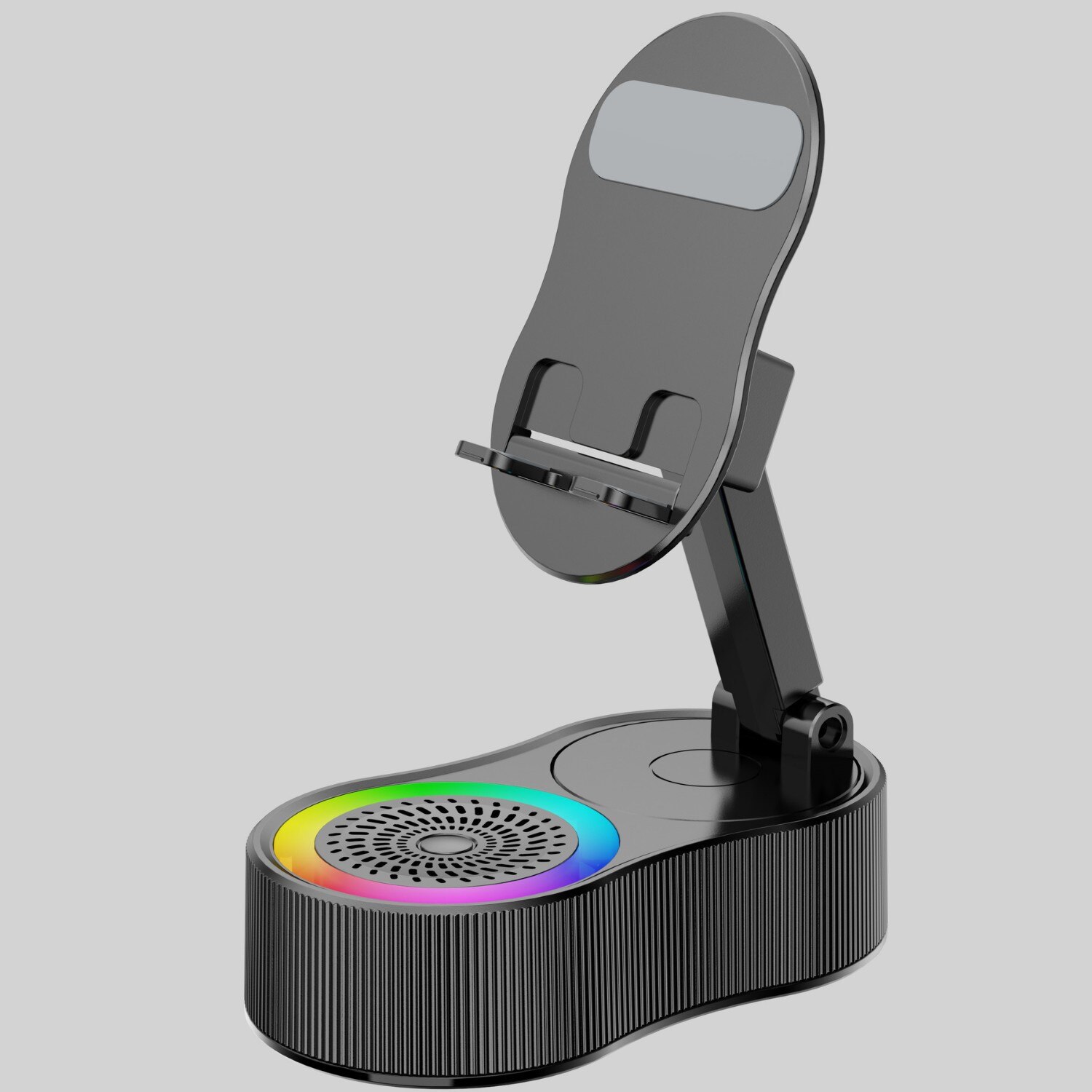 Boxa portabila Bluetooth cu suport pentru telefon, iluminare RGB ...