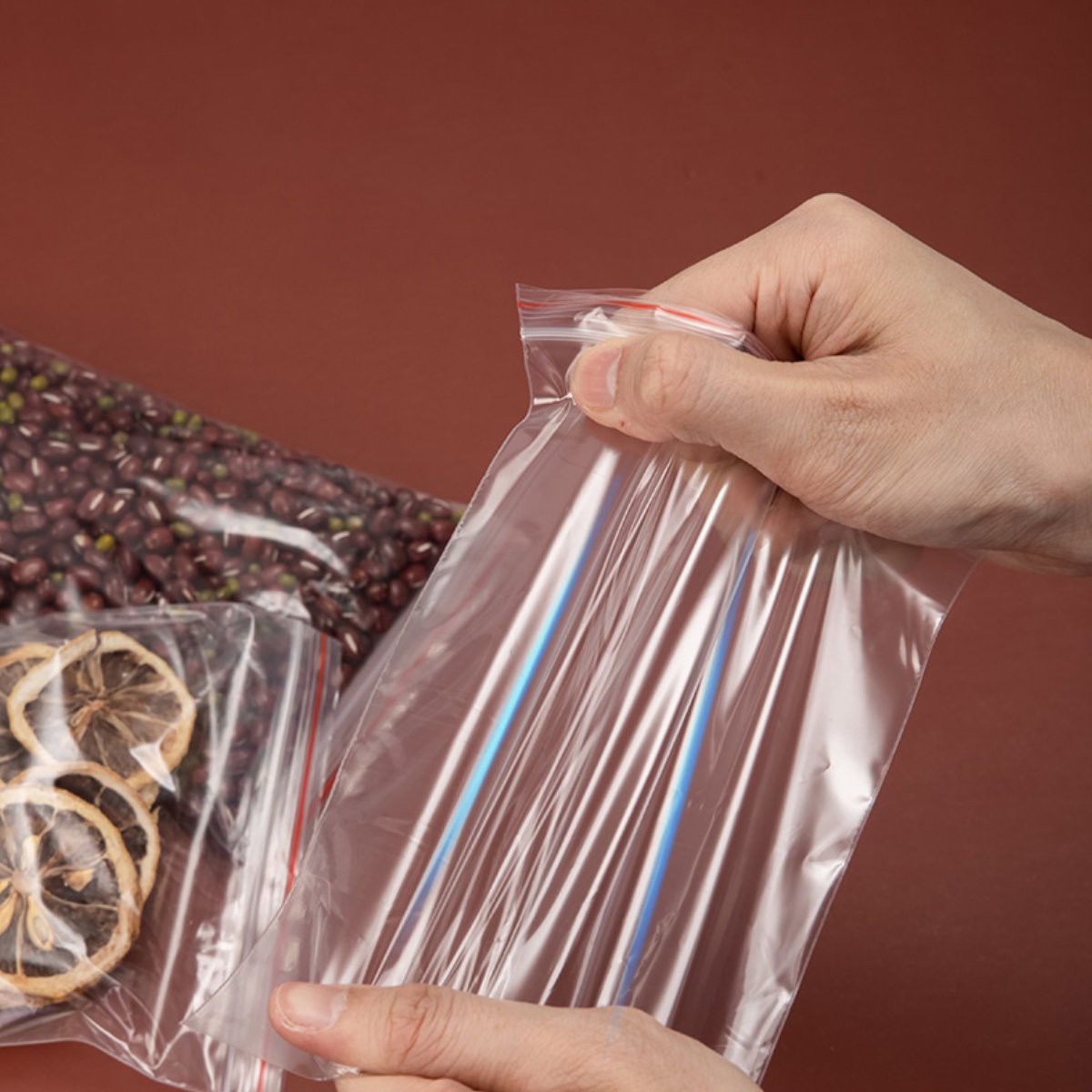 Set 100 Pungi cu Inchidere Zip, 150x220mm, Polietilena, Transparent ...