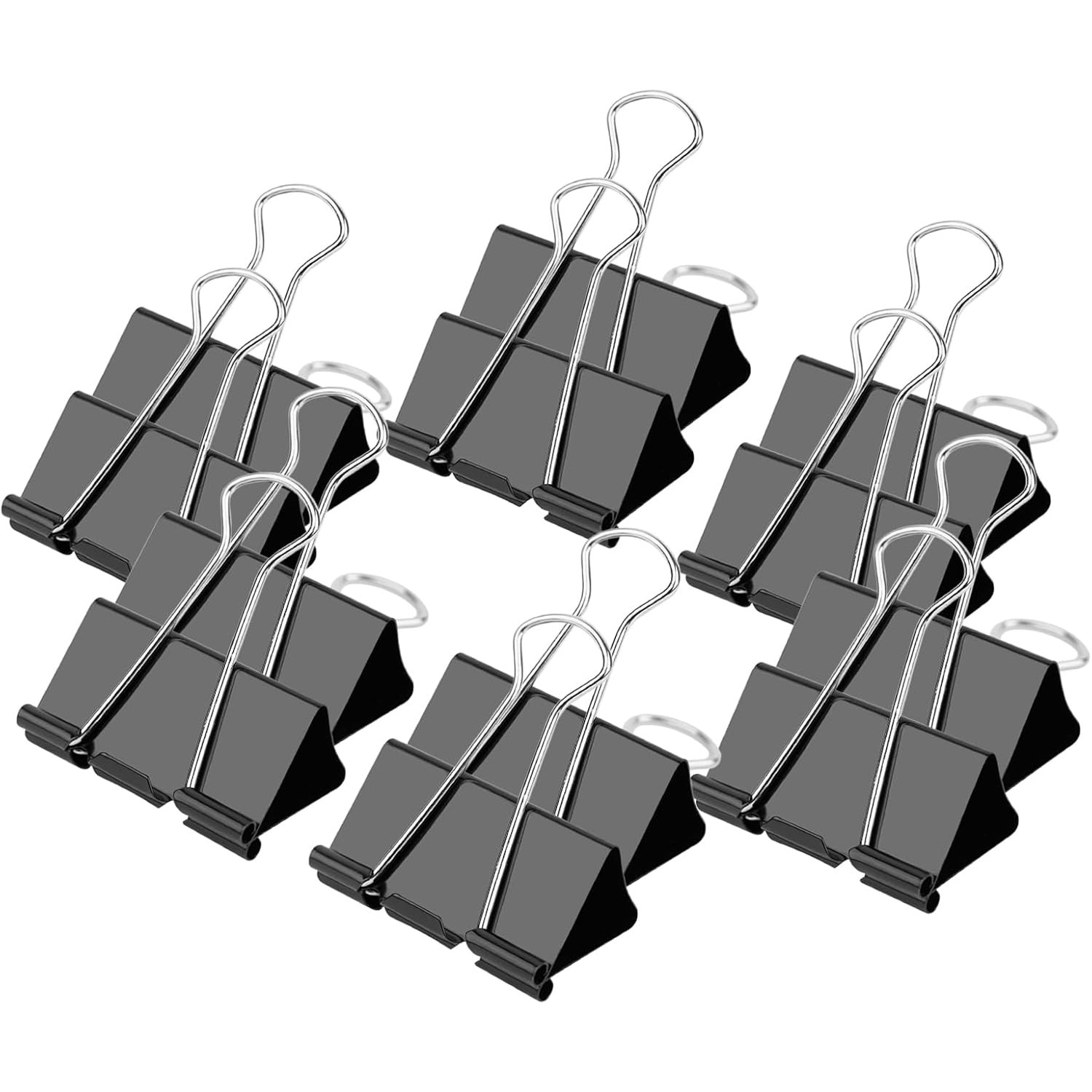 Set cleme medii Kengege 32mm, 24 bucati, material rezistent, utilizare ...