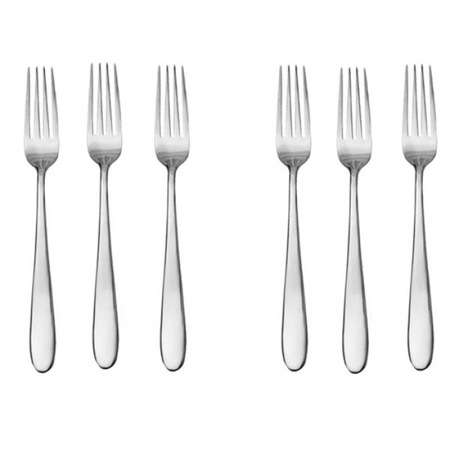 Set 6 furculite principale CULINARO GRACY 3mm, inox - eMAG.ro