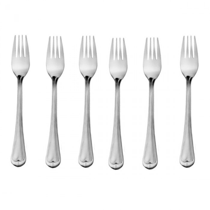 Set 6 furculite principale mari CULINARO FLORENCE 1, 8mm, inox - eMAG.ro