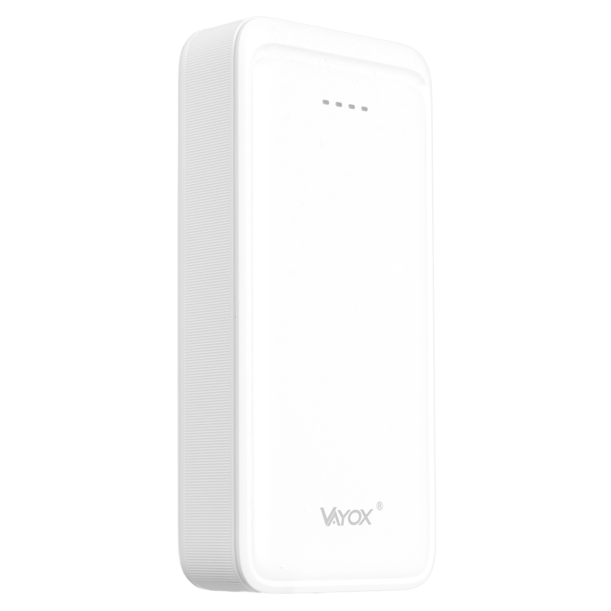 Powerbank Vayox 20000mAh, 20W, alb, 2xUSB-A + USB-C, dimensiuni ...