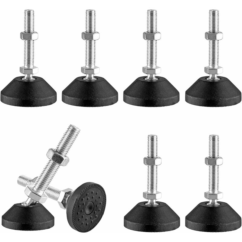 Set 8 Picioare Reglabile, Inox, Ajustabile, cu Surub de Reglare - eMAG.ro