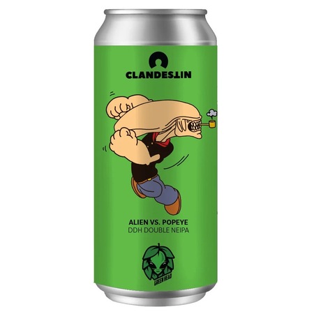 Bere Doza Blonda Clandestin - Alien vs. Popeye, 8%, 500 ml - eMAG.ro