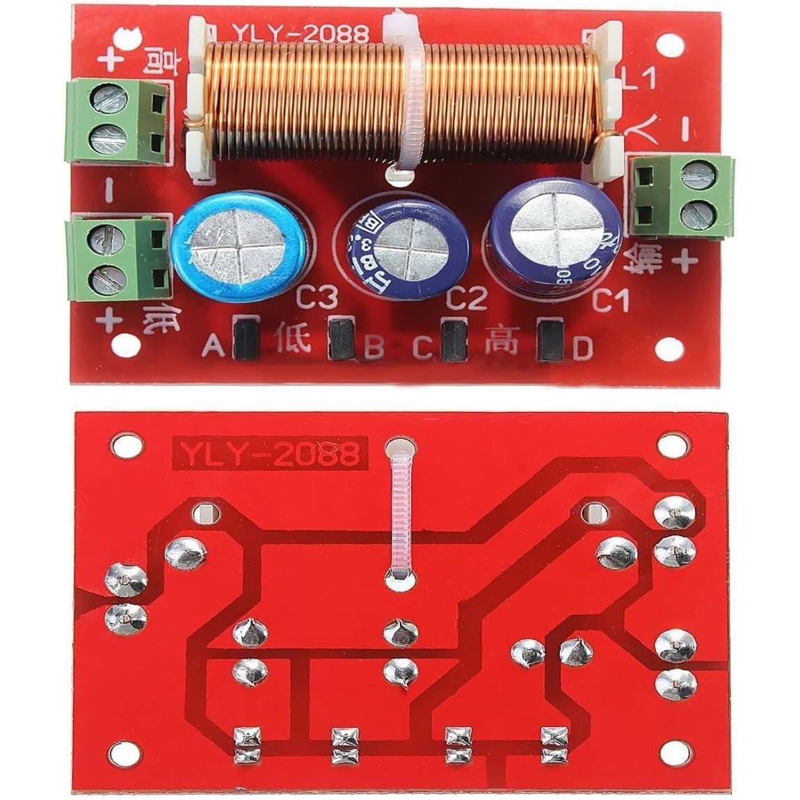 Filtru crossover audio Hi-Fi bidirectional, 4-16O, 400W, pentru tweeter ...