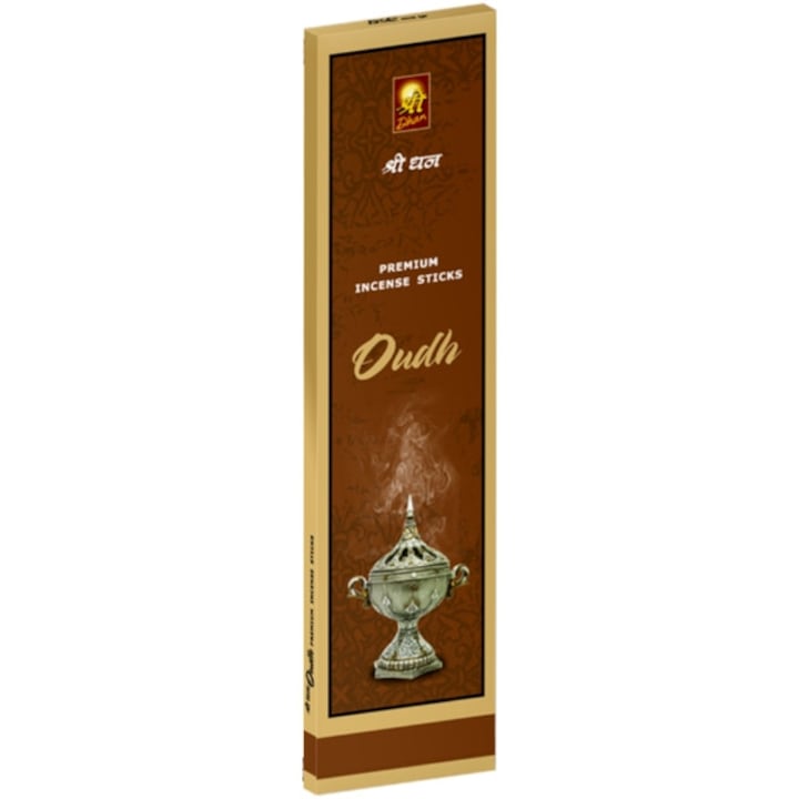 Betisoare parfumate premium Shreedhan Fragrances ”Oudh”, 30gr - eMAG.ro
