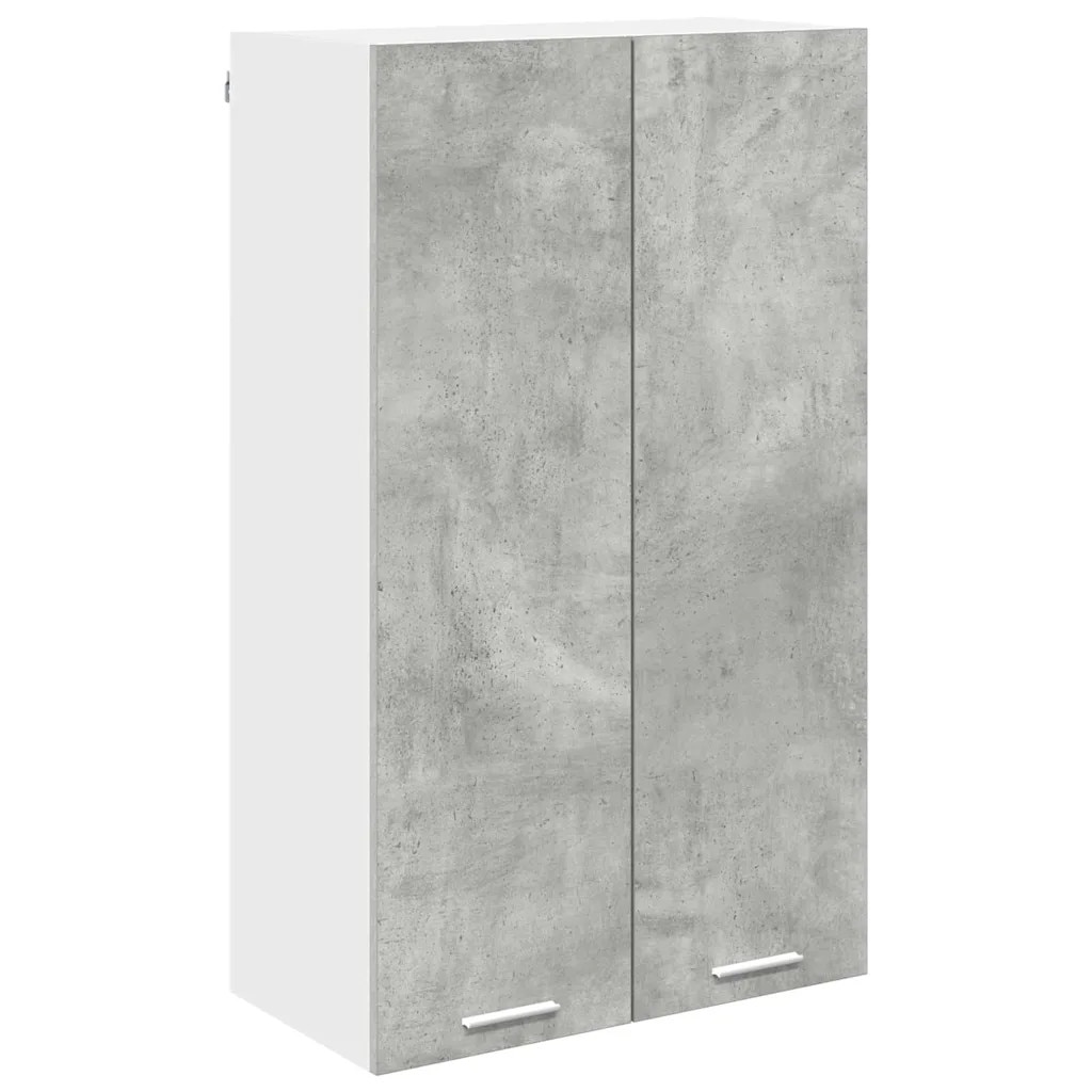 Dulap suspendat, vidaXL, Gri din beton, 60x31x100cm, Lemn compozit ...