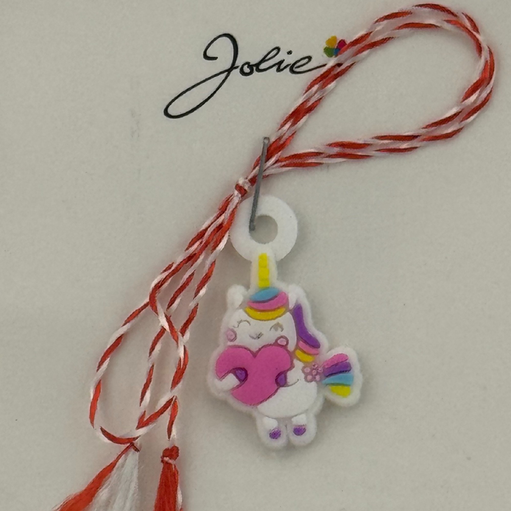Martisor pentru Copii, Jolie, Material Cauciuc, Ambalaj Carton cu ...