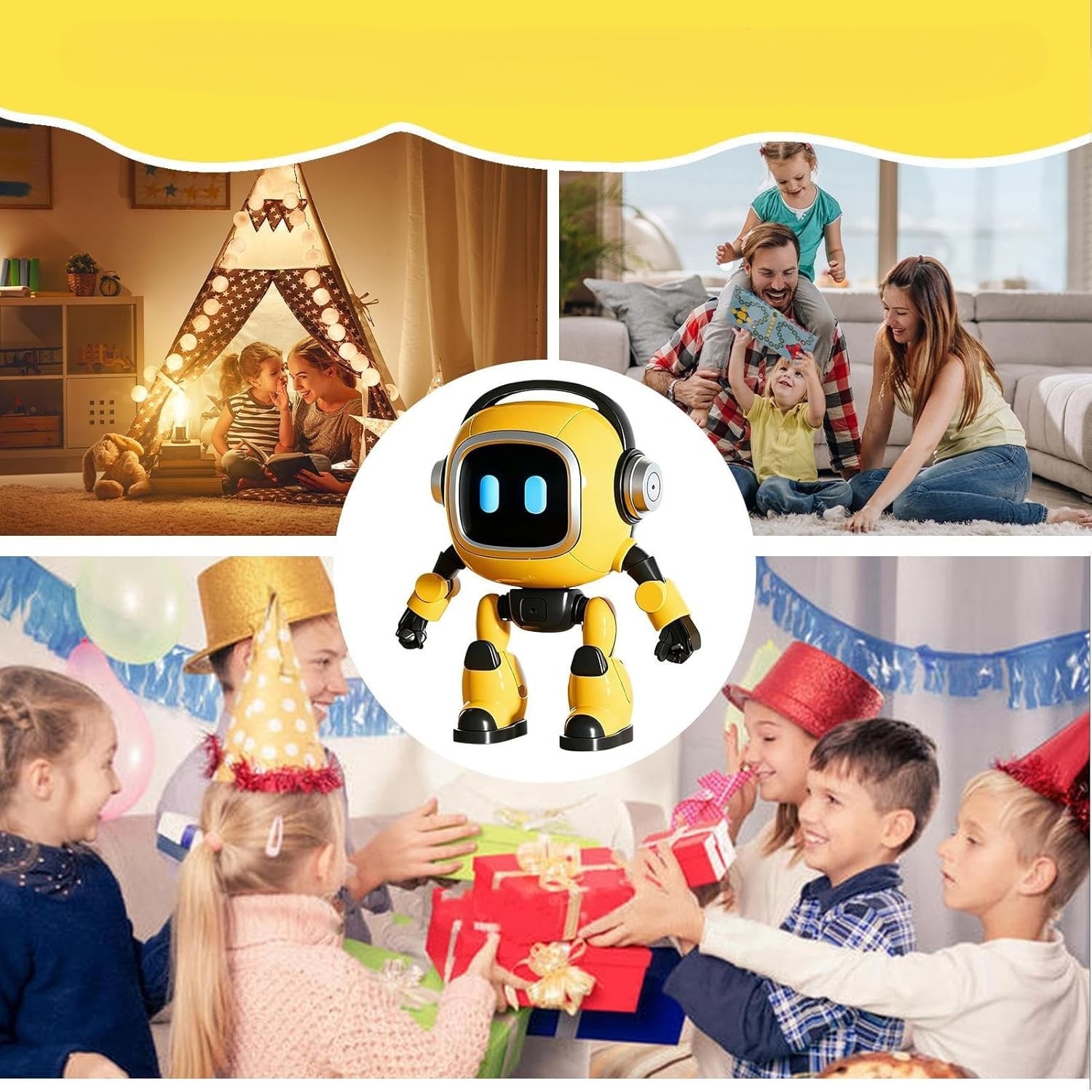 Robot inteligent Lpoppcx pentru copii, interactiv, dezvoltare ...