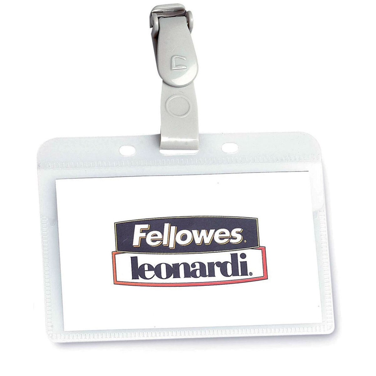 Ecuson Orizontal Transparent PVC Crystal cu Clip Plastic pentru Badge ...