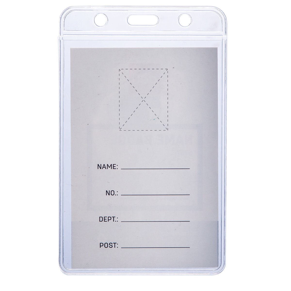 Ecuson Vertical Flexibil 70x105mm cu Snur Reglabil si Clip - Set ...