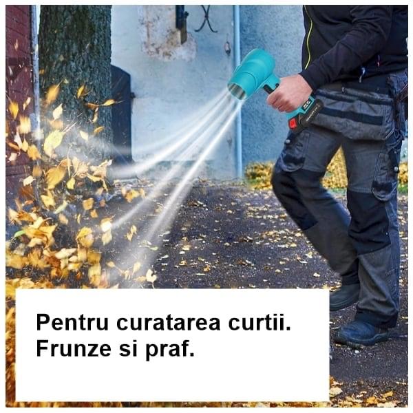 Suflanta Aer Profesionala, 36V, cu 2 Acumulatori si incarcator inclus ...