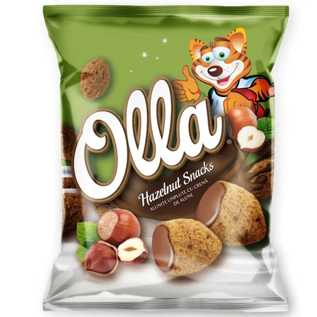 OLLA Snacks - Alunite umplute cu crema de alune 100g - eMAG.ro